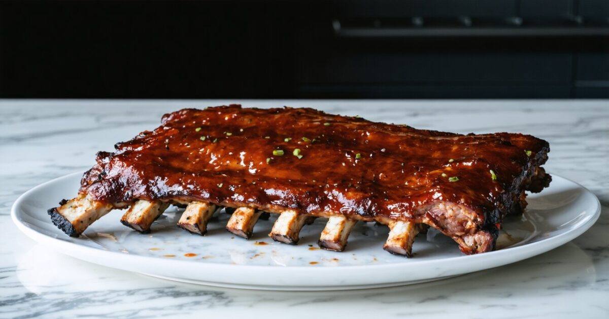 Arkansas Razorback Ribs - Chopped
