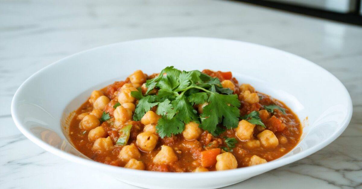 Chickpea Stew (Shimbra Asa) - Chopped