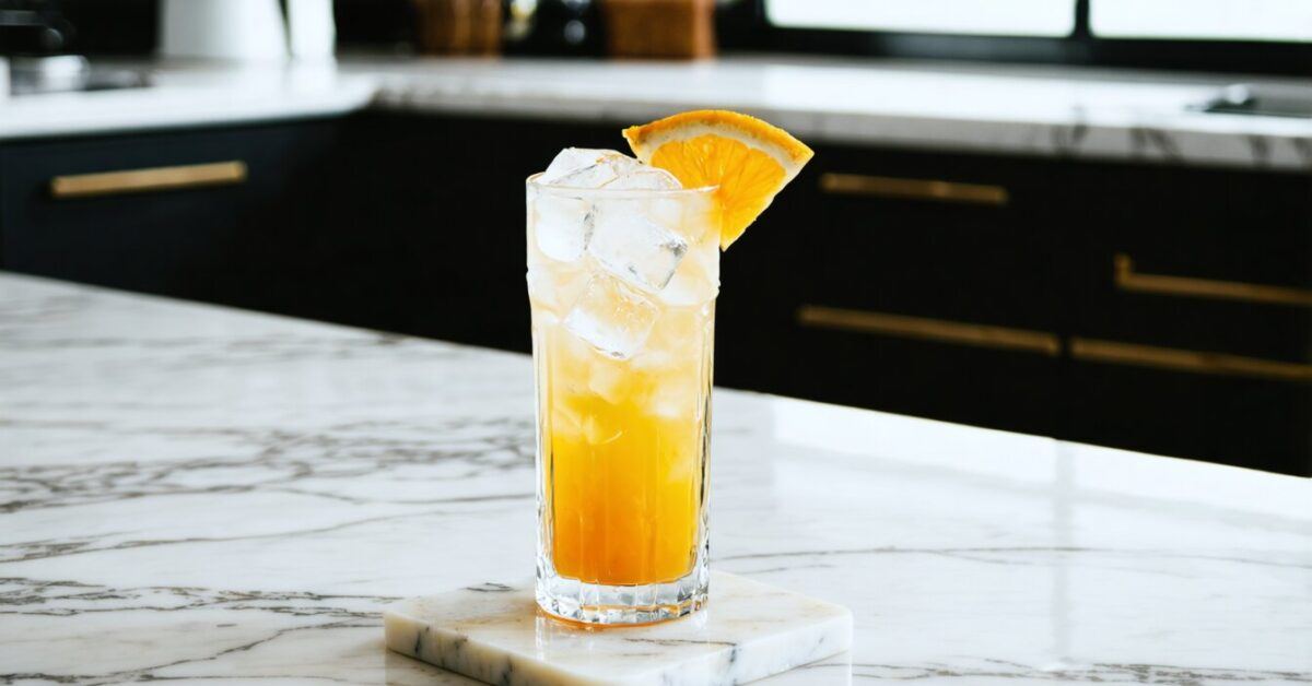 Citrus Fizz Mocktail - Chopped