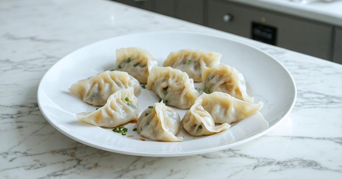 Classic Kimchi Dumplings - Chopped