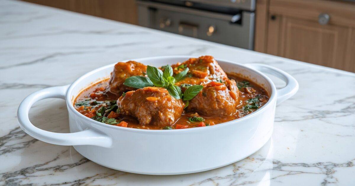 Cow Foot Stew - Chopped