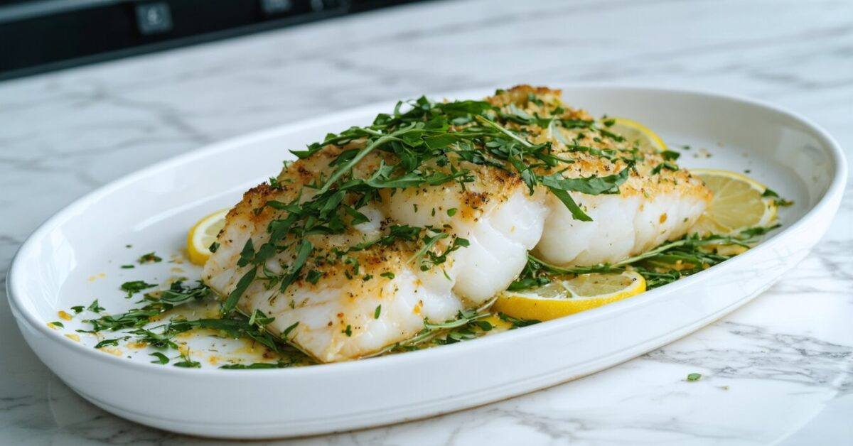 Easy Baked Cod with Herbs and Lemon - Chopped