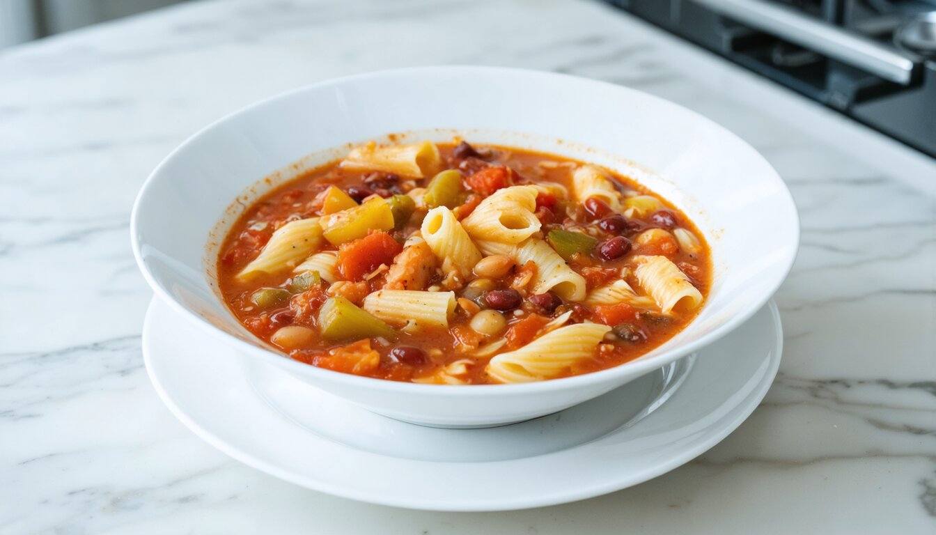 Easy Homemade Minestrone Base - Chopped