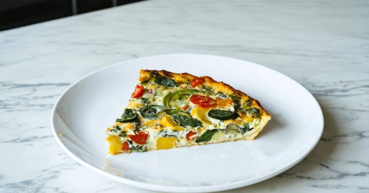 Freezer Friendly Roasted Vegetable Frittata - Chopped