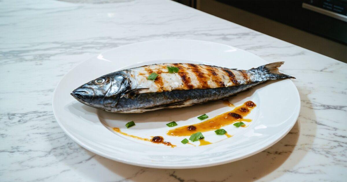 Grilled Mackerel (Godeungeo Gui) - Chopped
