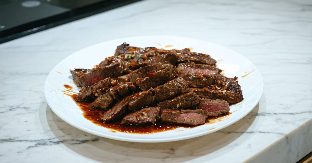 Grilled Marinated Beef (Bulgogi) - Chopped