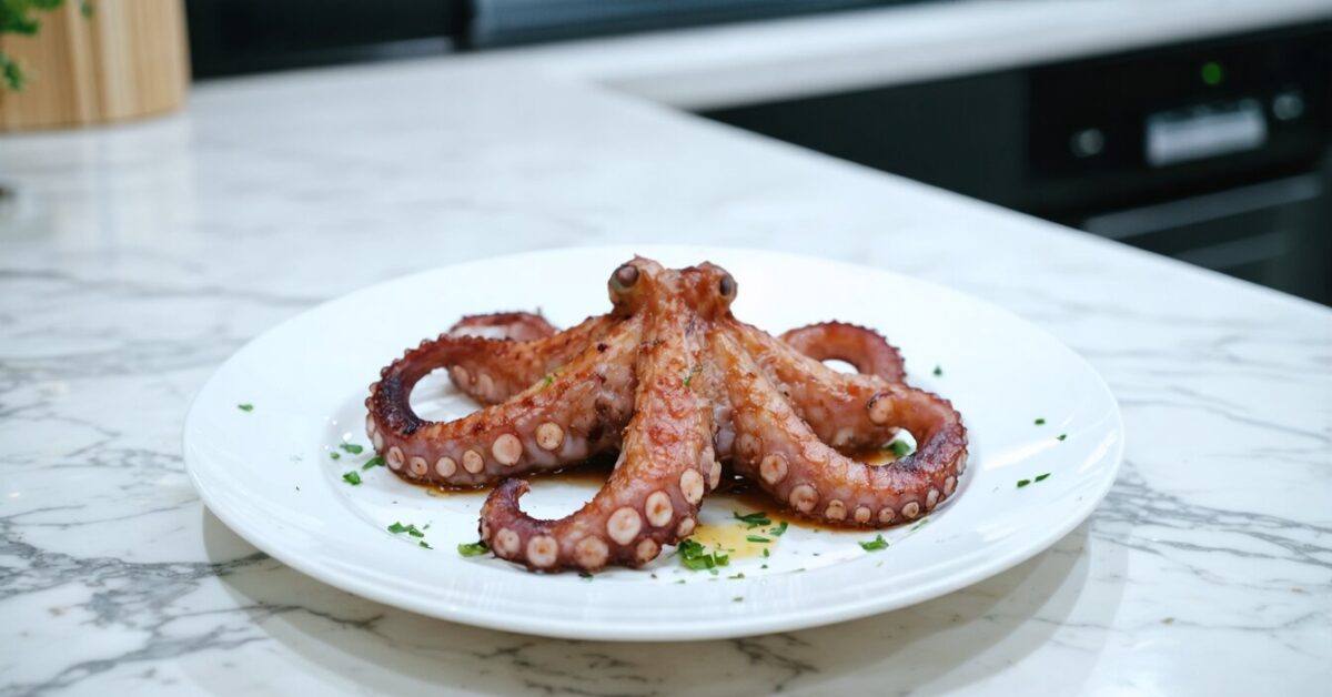 Grilled Octopus (Htapodi) - Chopped