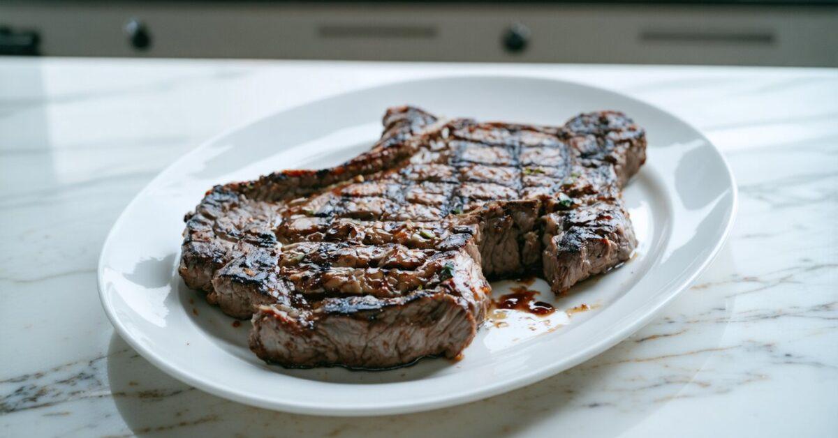 Jamaican Jerk Grilled Beef Ribeye - Chopped