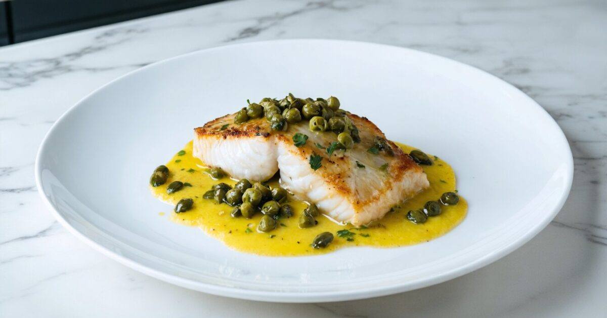 Pan-Seared Sole with Brown Butter Sauce and Capers - Chopped