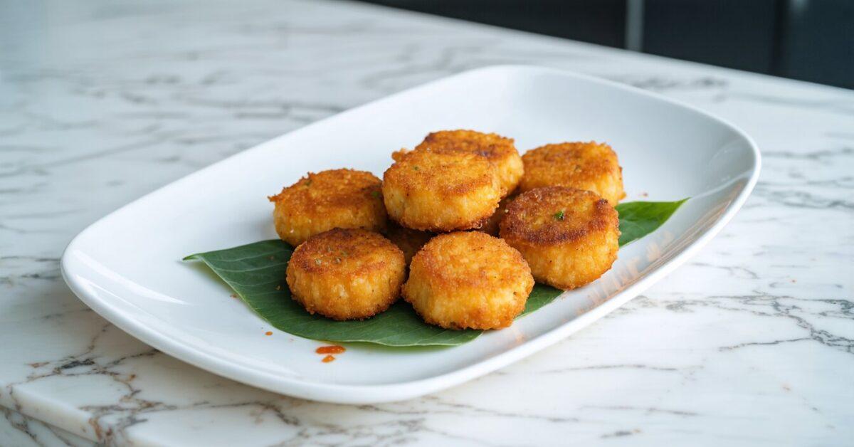Red Curry Fish Cakes - Chopped