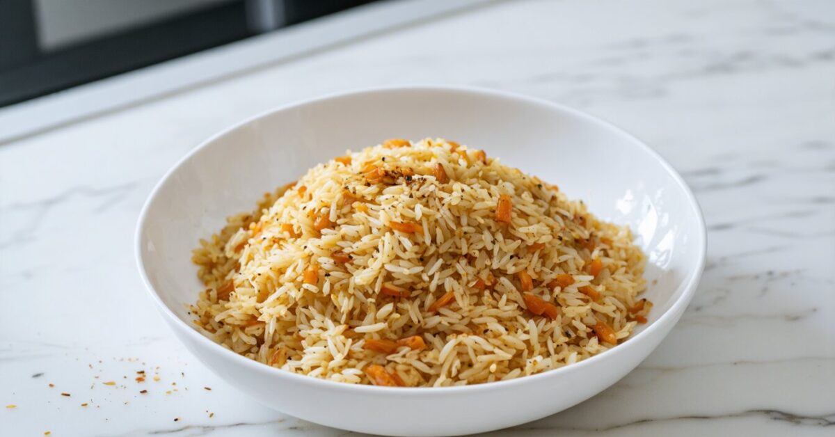 Rice Pilaf with Orzo (Şehriyeli Pilav) - Chopped