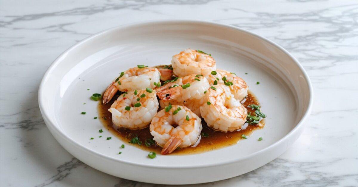 Sherry Wine Poached Shrimp - Chopped