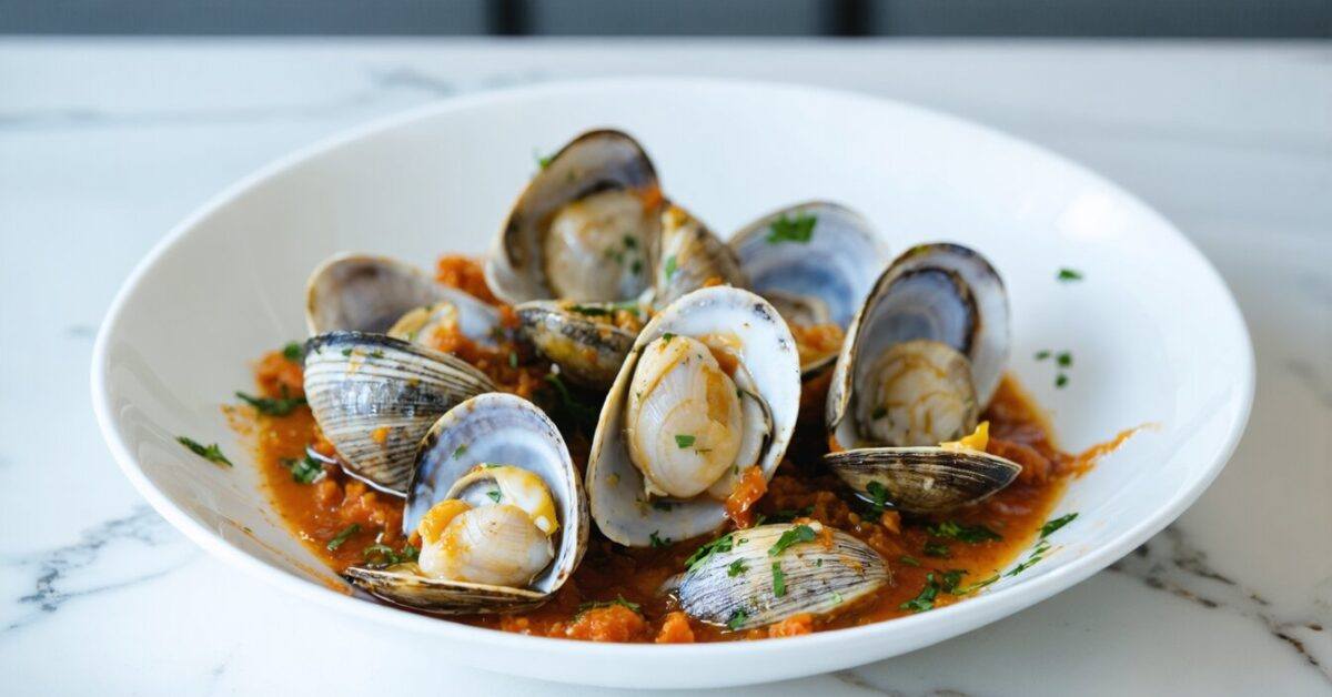 Smoked Paprika Butter Clams - Chopped