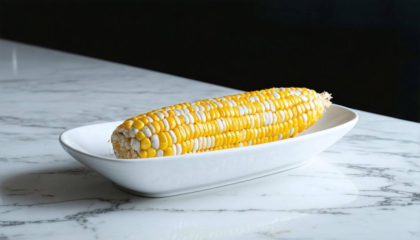 Steamed Corn on The Cob - Chopped