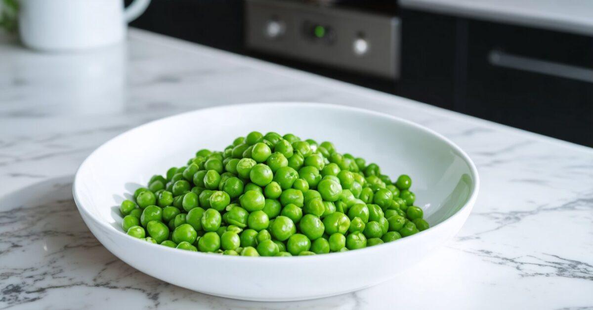 Steamed Green Peas - Chopped