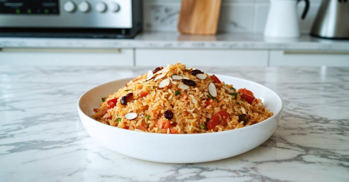 Tomato Rice (Gojeh Polo) - Chopped