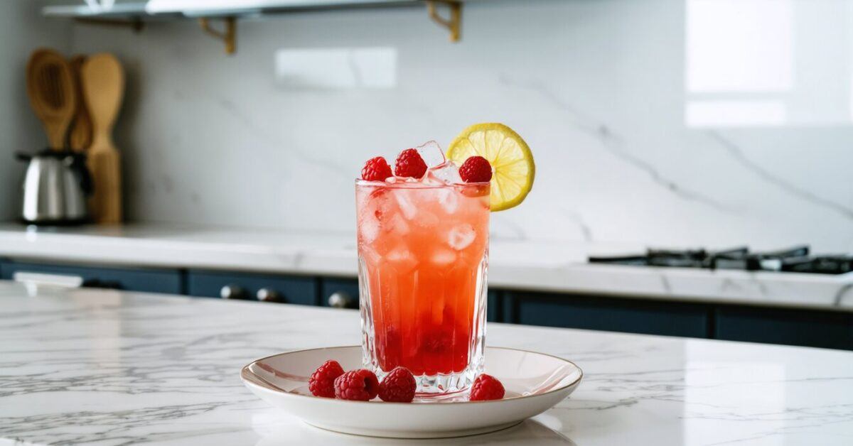 Two-Ingredient Raspberry Lemonade Cocktail - Chopped