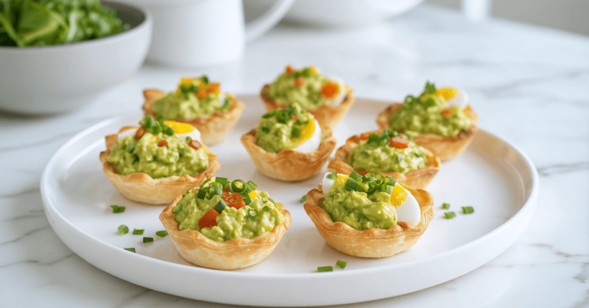 Avocado and Egg Salad Tartlets - Chopped