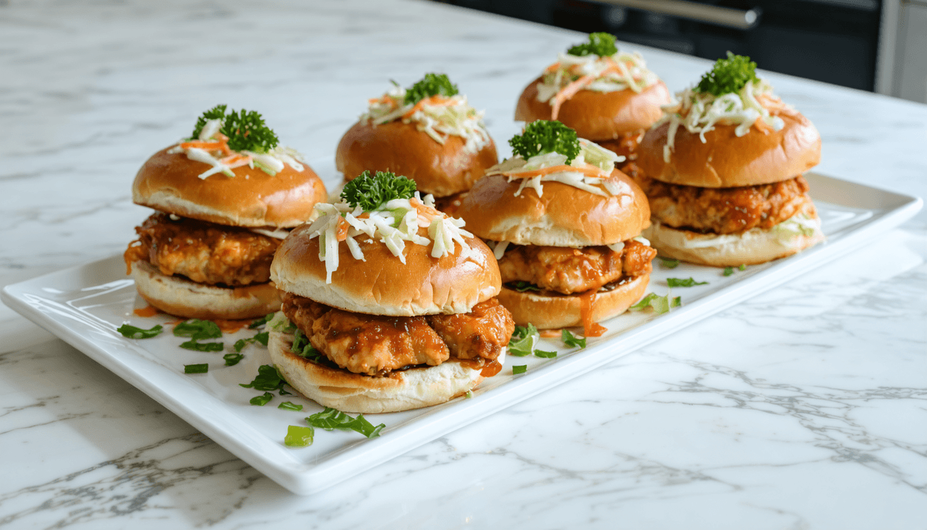 BBQ Chicken Sliders - Chopped