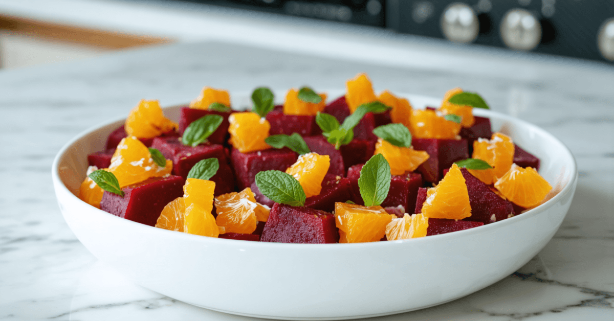 Beetroot and Orange Salad Bites - Chopped