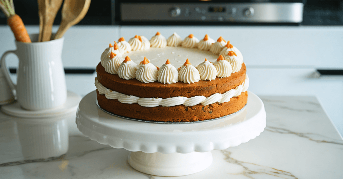 Carrot Cake with Cream Cheese Frosting - Chopped