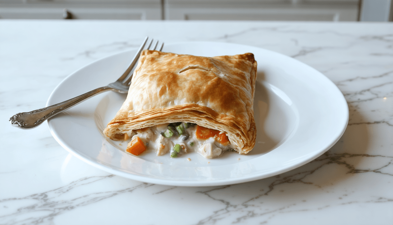 Chicken Pot Pie Pockets - Chopped