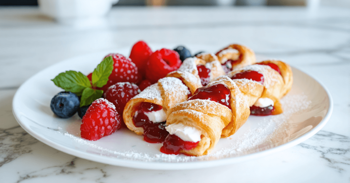 Cream Cheese and Jam Roll-Ups - Chopped