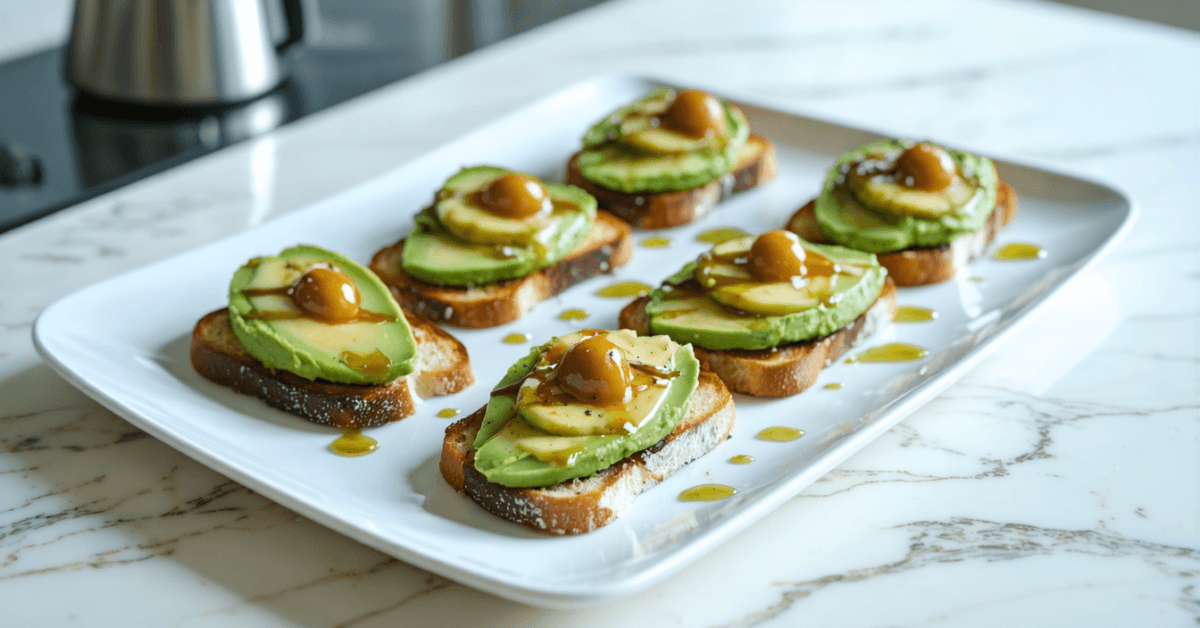 Mini Avocado Toasts - Chopped