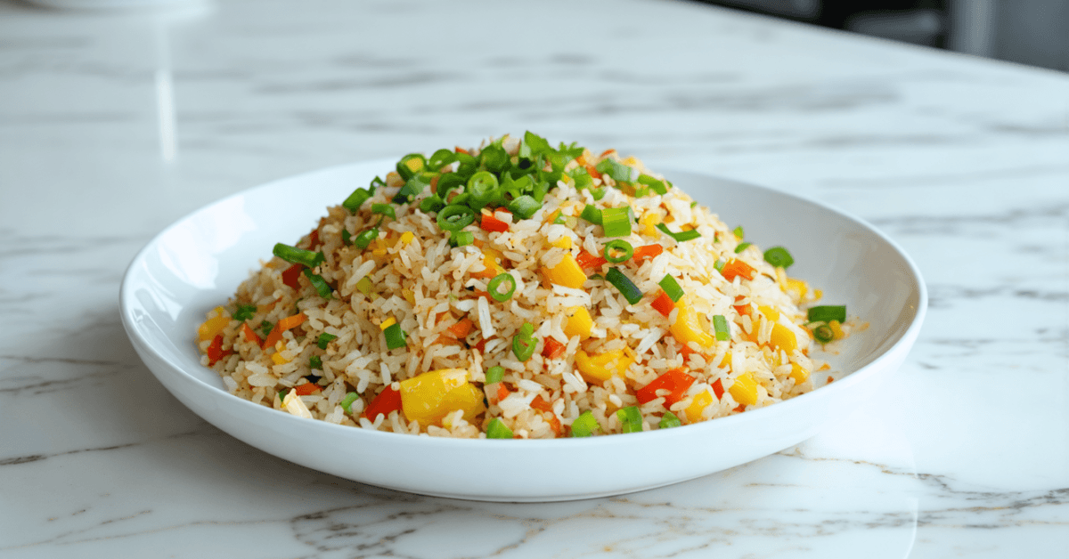 Veggie Fried Rice - Chopped